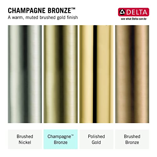 Delta Faucet Trinsic Gold Kitchen Faucet, Kitchen Faucets with Pull Down Sprayer, Kitchen Sink Faucet, Gold Faucet for Kitchen Sink with Magnetic Docking Spray Head, Champagne Bronze 9159-CZLS-DST