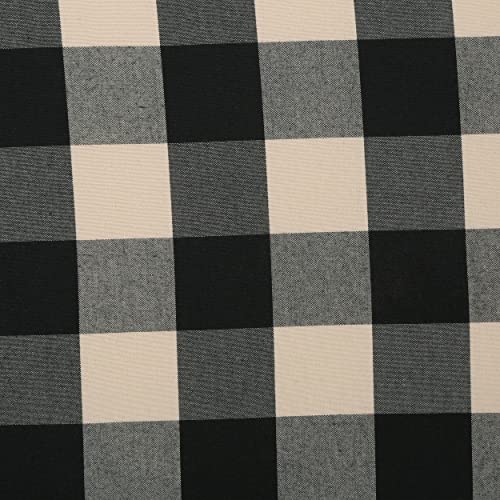 Christopher Knight Home Evete Tufted Fabric Club Chair, Black Checkerboard