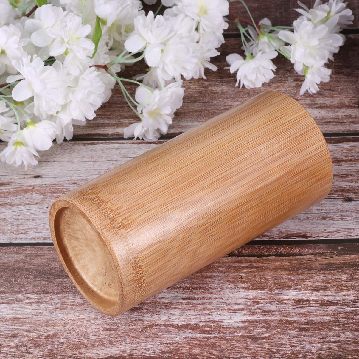 UPKOCH Wooden Bamboo Kitchen Utensil Holder Kitchen Utensil Storage Organizer Caddy For Chopsticks Forks Spoons Knives Tableware