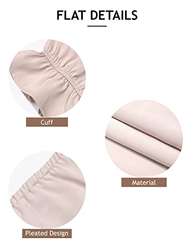 Bengbobar Women's Dressy Sexy Off Shoulder Tops 3/4 Sleeve Solid Color Shirts Bow Knot Blouses XX-Large Apricot