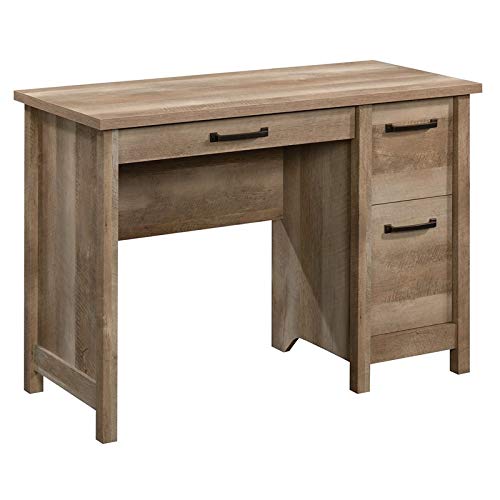 Sauder Cannery Bridge Desk, L: 43.15" x H: 19.291" x W: 29.528", Lintel Oak Finish