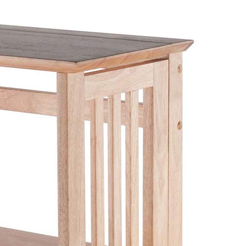 Winsome Wood Mission Shelving, Natural