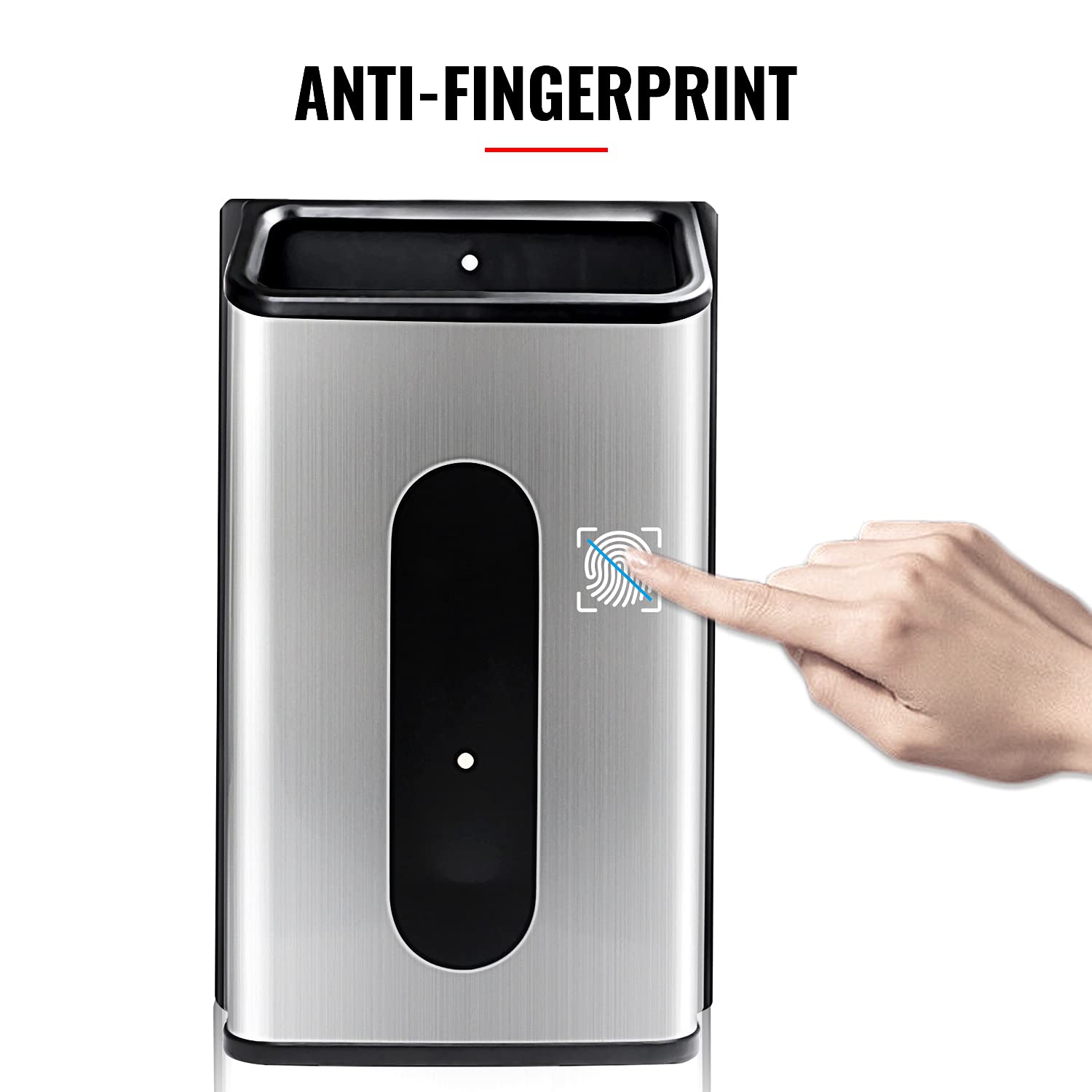 Wall Mount Grocery Plastic Bag Holder and Dispenser for Bags,LINAN Stainless Steel Saver, Anti-Fingerprints, Silver, Brushed Stainless Steel