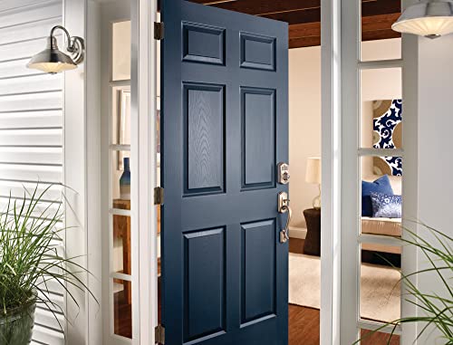 Schlage BE375 CAM 619 Touch Camelot Deadbolt, Electronic Keyless Entry Lock, Satin Nickel
