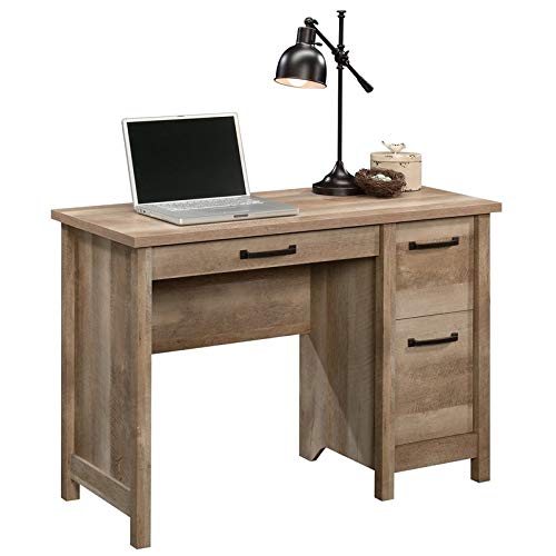 Sauder Cannery Bridge Desk, L: 43.15" x H: 19.291" x W: 29.528", Lintel Oak Finish