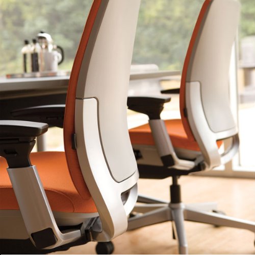 Steelcase Amia Fabric Chair, Gray