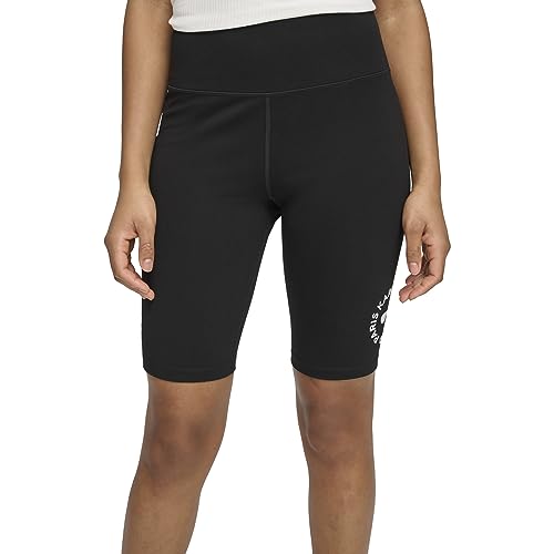 Karl Lagerfeld Paris Women's Logo Everyday Fashion Sport Biker Short, Black, X-Small