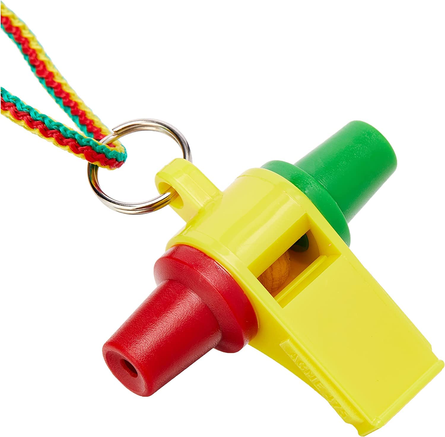 (2 Pack) Acme Model 444 Plastic Samba Carnival Whistle