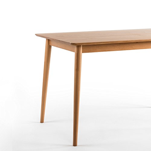 ZINUS Jen 47 Inch Dining Table / Solid Wood Kitchen Table / Easy Assembly, Natural Brown
