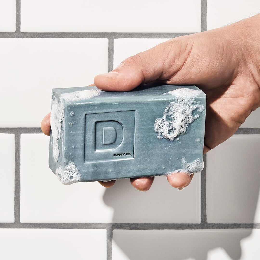 Duke Cannon Supply Co. Big Ass Brick of Soap Bar for Men The Frontier 40 (Leaf+Leather, Fresh Cut Pine, Campfire, Midnight Swim) Variety-Pack- Extra Large Masculine Scents, 10 oz (Variety 4 Pack)