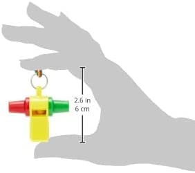 (2 Pack) Acme Model 444 Plastic Samba Carnival Whistle