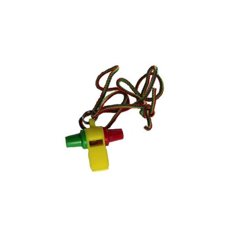 (2 Pack) Acme Model 444 Plastic Samba Carnival Whistle