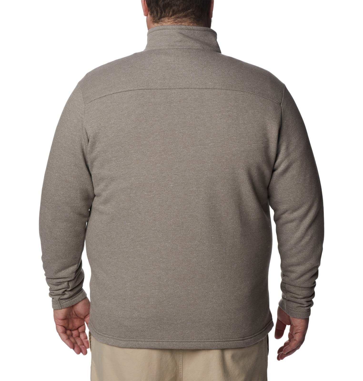 Columbia Men's Great Hart Mountain III Half Zip, Boulder Heather, Large