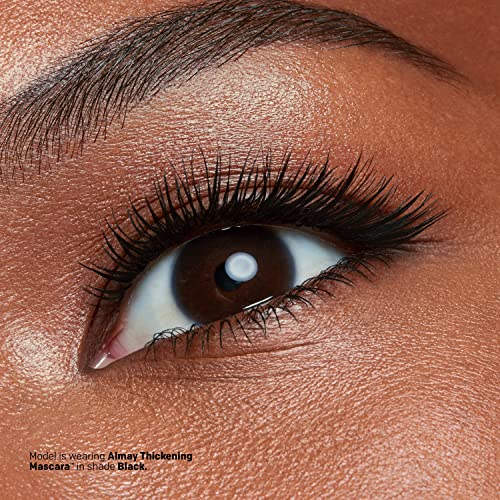 Mascara by Almay, Thickening, Volume & Length Eye Makeup with Aloe and Vitamin B5, Hypoallergenic, Fragrance Free, Ophthalmologist Tested, 402 Black (Pack of 1)