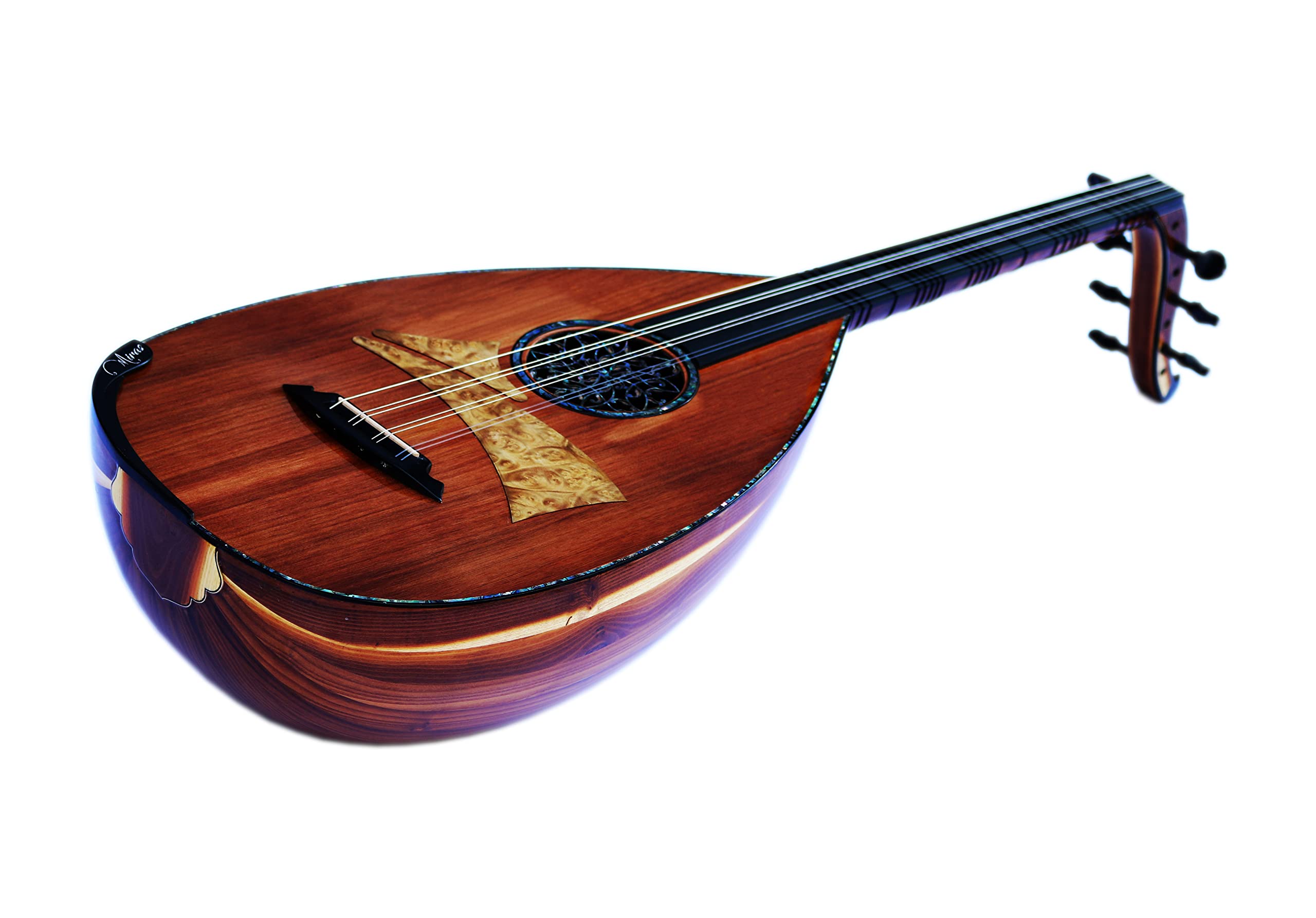 Special Turkish Louta Lute Lavta String Musical Instrument MUL-6 By Miras Lute