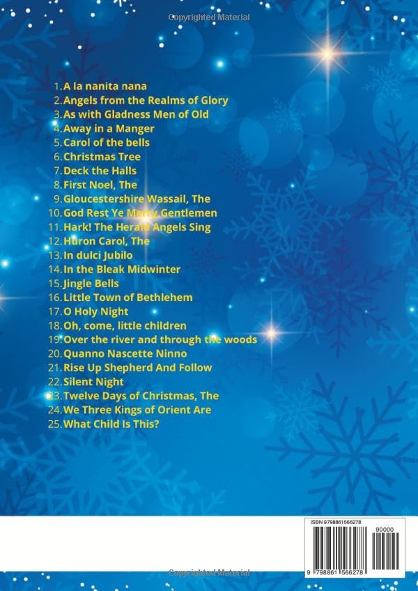 25 Christmas Duets for Bb Trumpet and Trombone Bass Clef - volume 2: easy for beginners / intermediate (50 Christmas Duets for Bb Trumpet and Trombone bass clef)