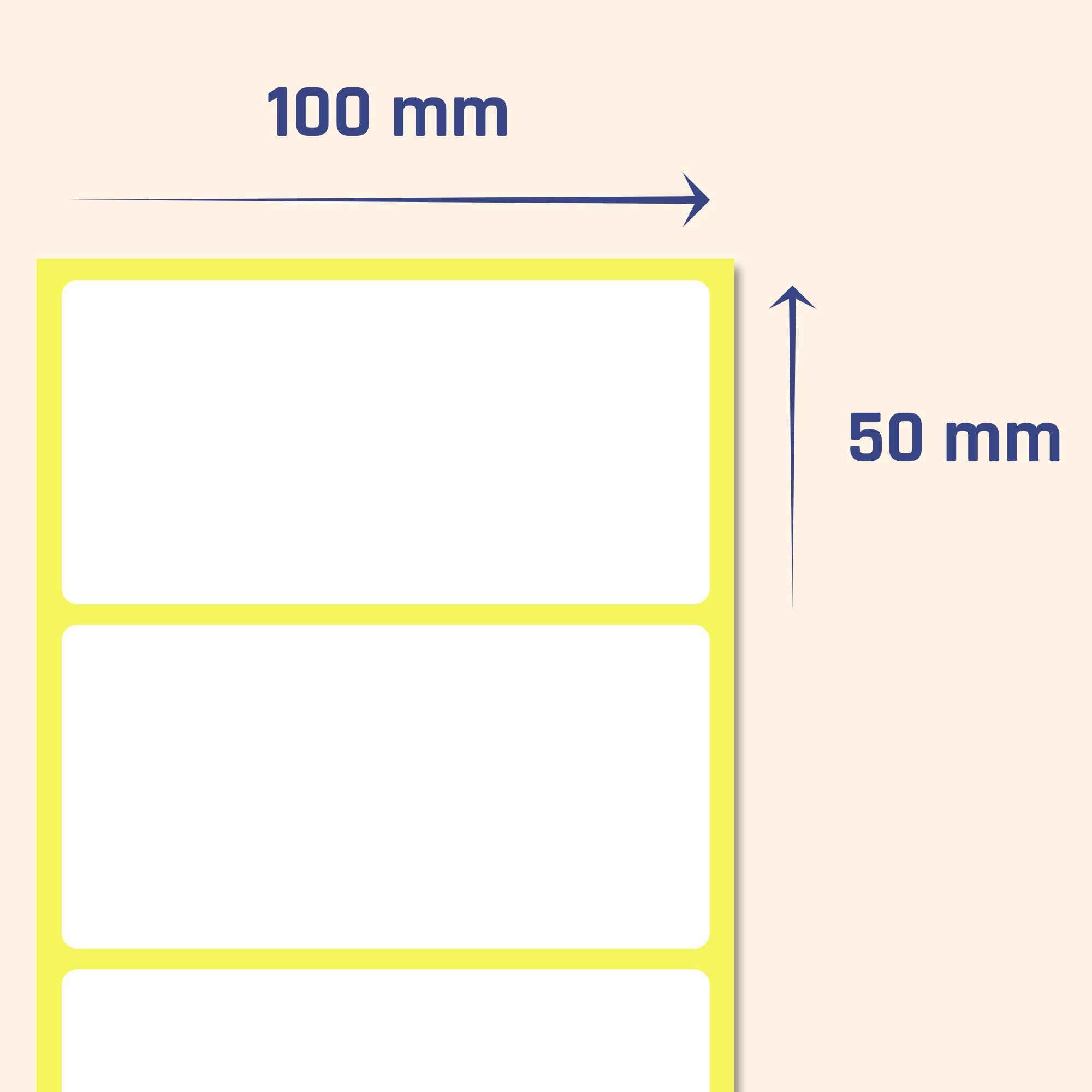 200 Pack, 4" x 2", Labels Stickers for Storage Bins - Matte White