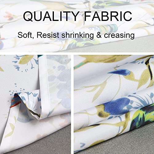VOGOL Farmhouse Shower Curtains for Bathroom, One Panel Blue Birds Waterproof Modern Shower Curtain with Hooks, 72 x 84 Inch