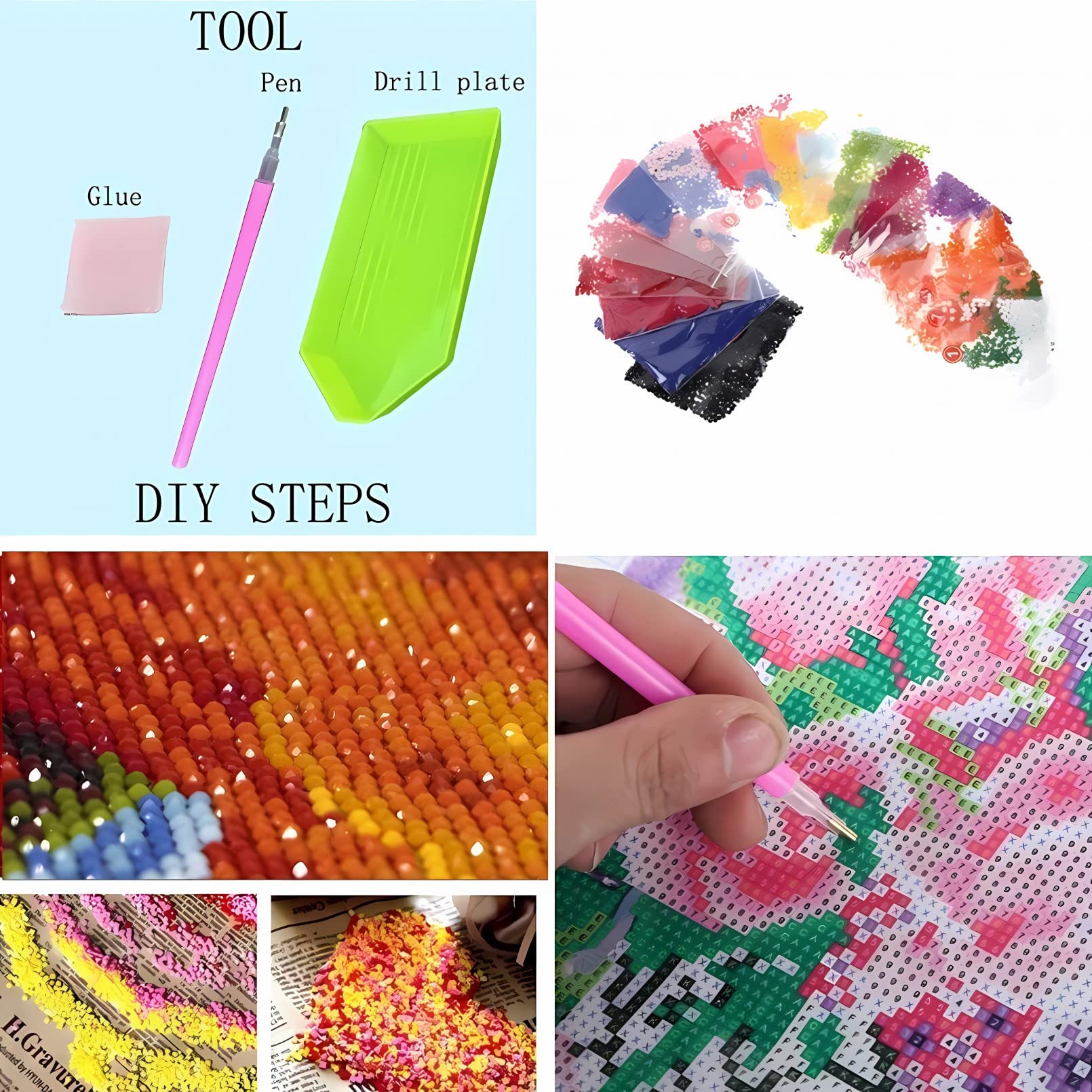 Diamond Painting Kits for Adults DIY 5D Diamond Art for Home Wall Decoration and Gift Options (19.8x15.7inch/50x40cm)