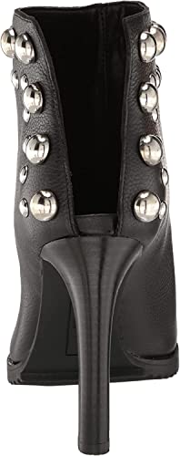 Karl Lagerfeld Paris Women's Bonnie Peep Toe Bootie Brayden, Black, 8