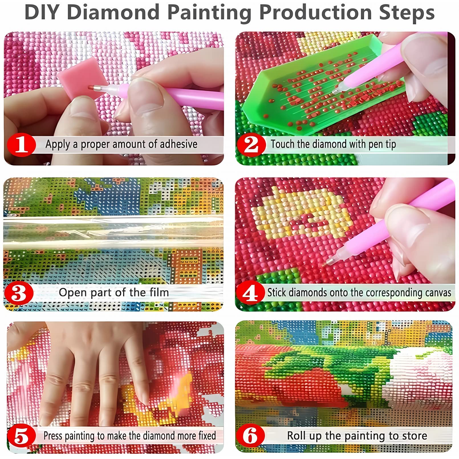 Diamond Painting Kits for Adults DIY 5D Diamond Art for Home Wall Decoration and Gift Options (19.8x15.7inch/50x40cm)