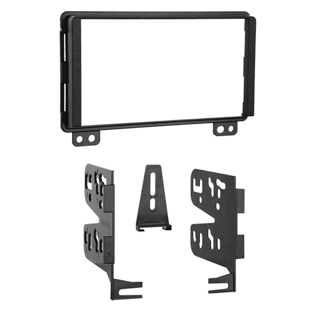 Metra Double DIN Installation Kit for Select Ford Vehicles 2001-up + Metra Wiring Harness for Select Ford Vehicles with Premium Sound and RCA