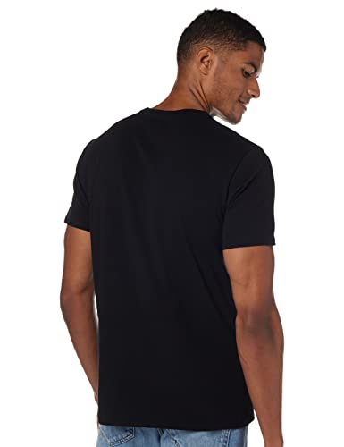 Karl Lagerfeld Paris mens Kocktail Karl Short Sleeve Crew Neck T-shirt T Shirt, Black, Medium US