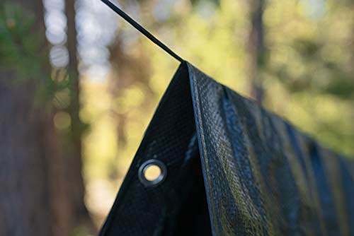 Stansport Medium-Duty Rip-Stop Tarp 16' x 20' - Dark Green (T-1620)