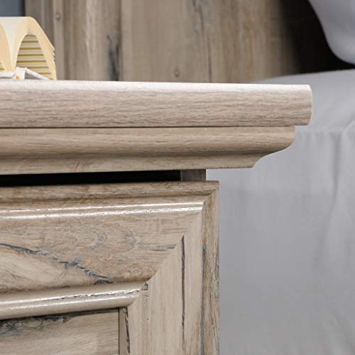 Sauder Palladia Night Stand, L: 23.15" x W: 15.51" x H: 24.8", Split Oak Finish