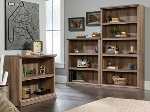 Sauder Select Collection 5-Shelf Bookcase, Salt Oak finish