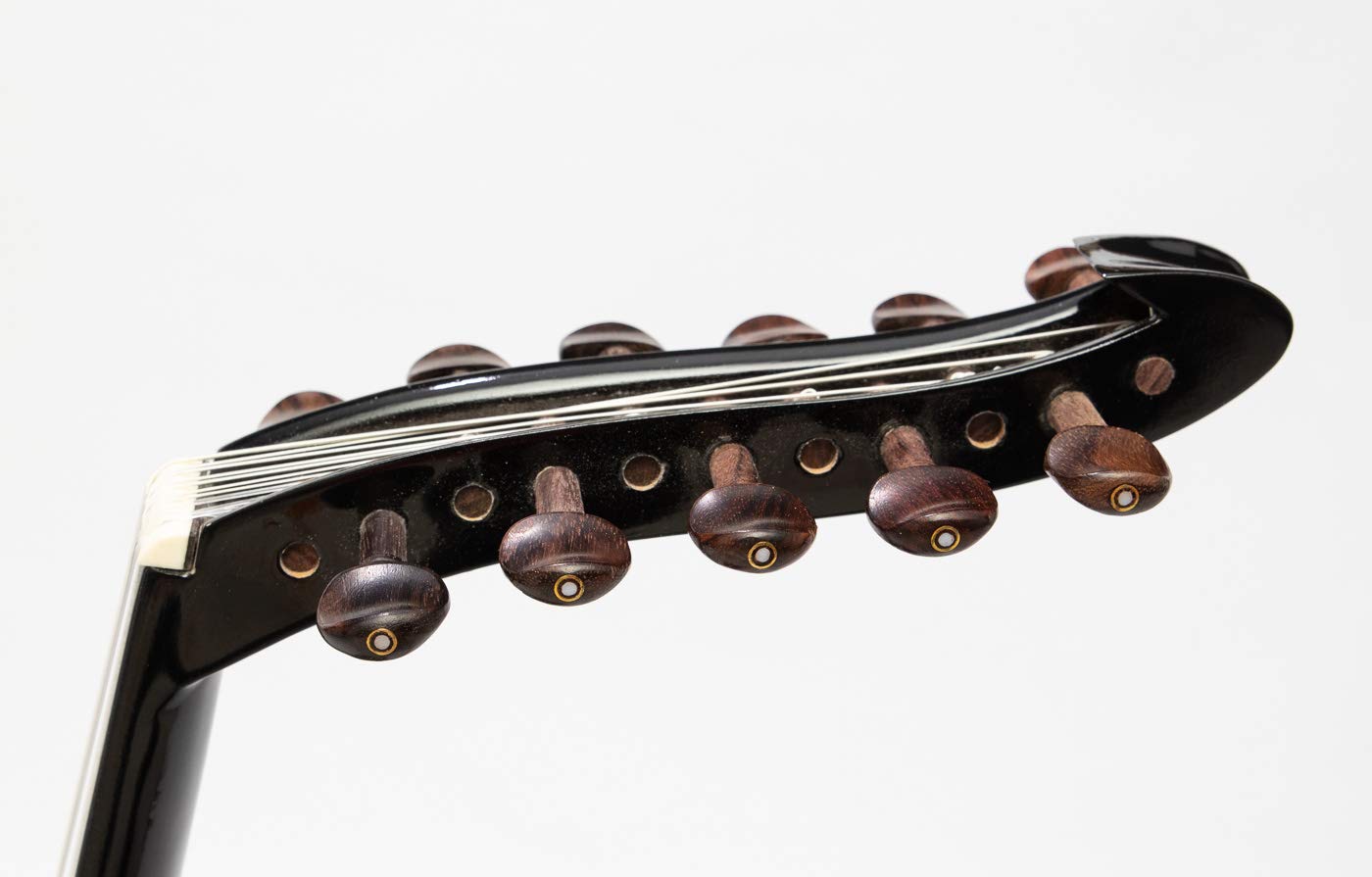 Egyptian Oud Classic Black Stringed Instrument Aoud Ud with Soft Case and Picks