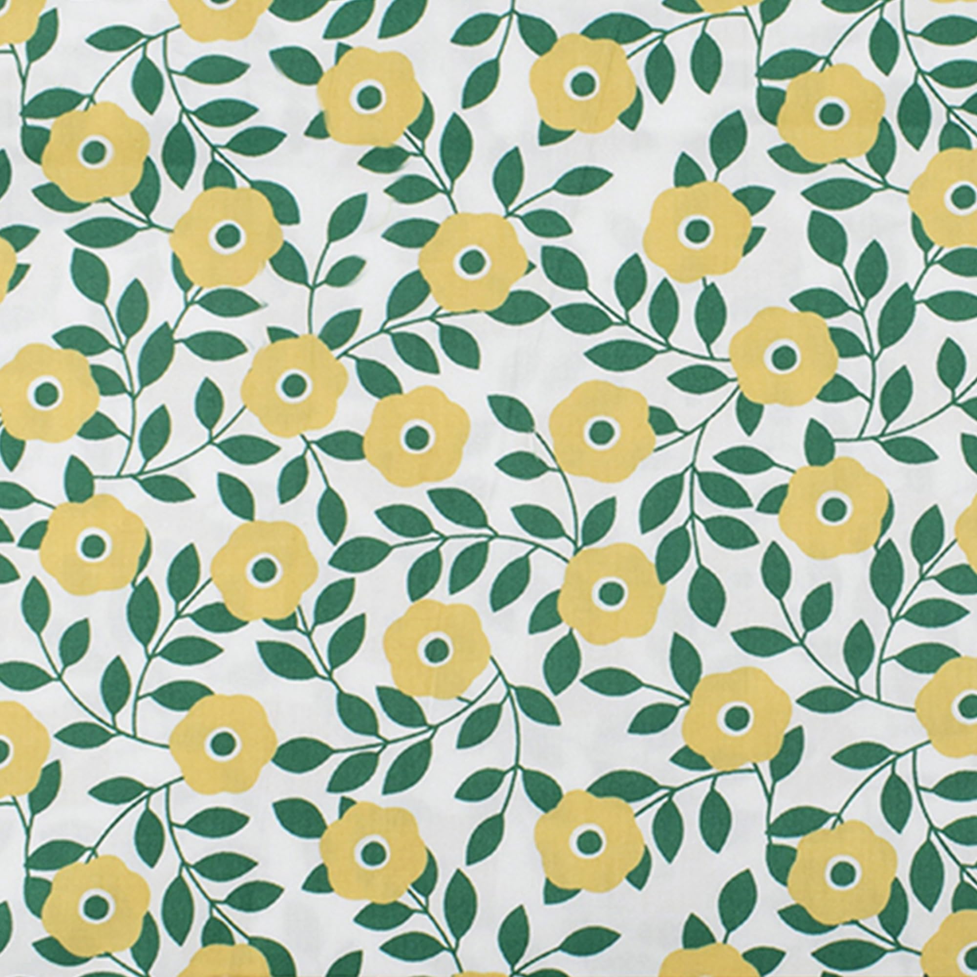 Hanjunzhao Fat Quarters Fabric Bundles,Print Floral Plaid Solid Quilting Fabric for Sewing Crafting,18 x 22 inches