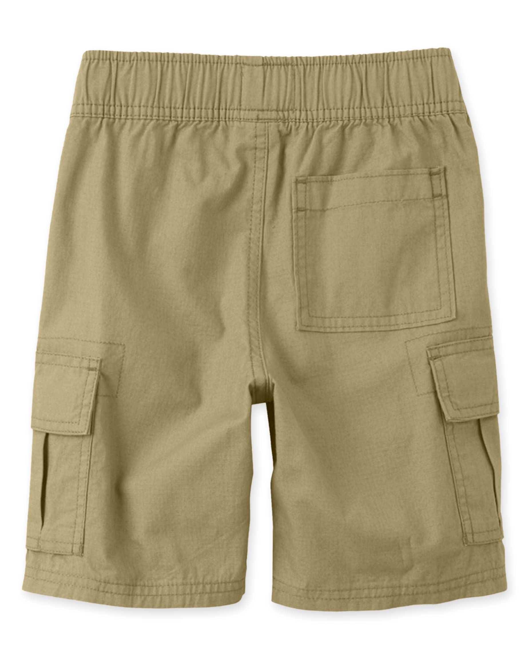 The Children's Place Toddler Boys Pull on Cargo Shorts, Flax Single, 20 (Husky)