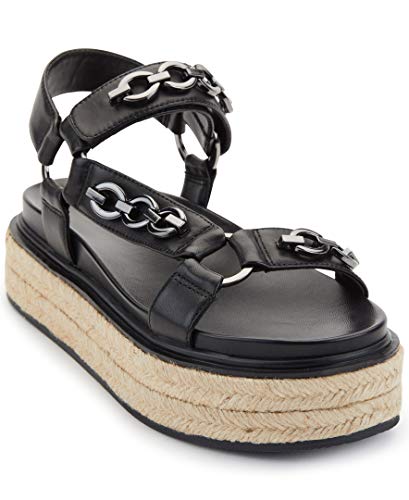 Karl Lagerfeld Paris Women's Palma Fashion Teva Sandal, Black, 9.5