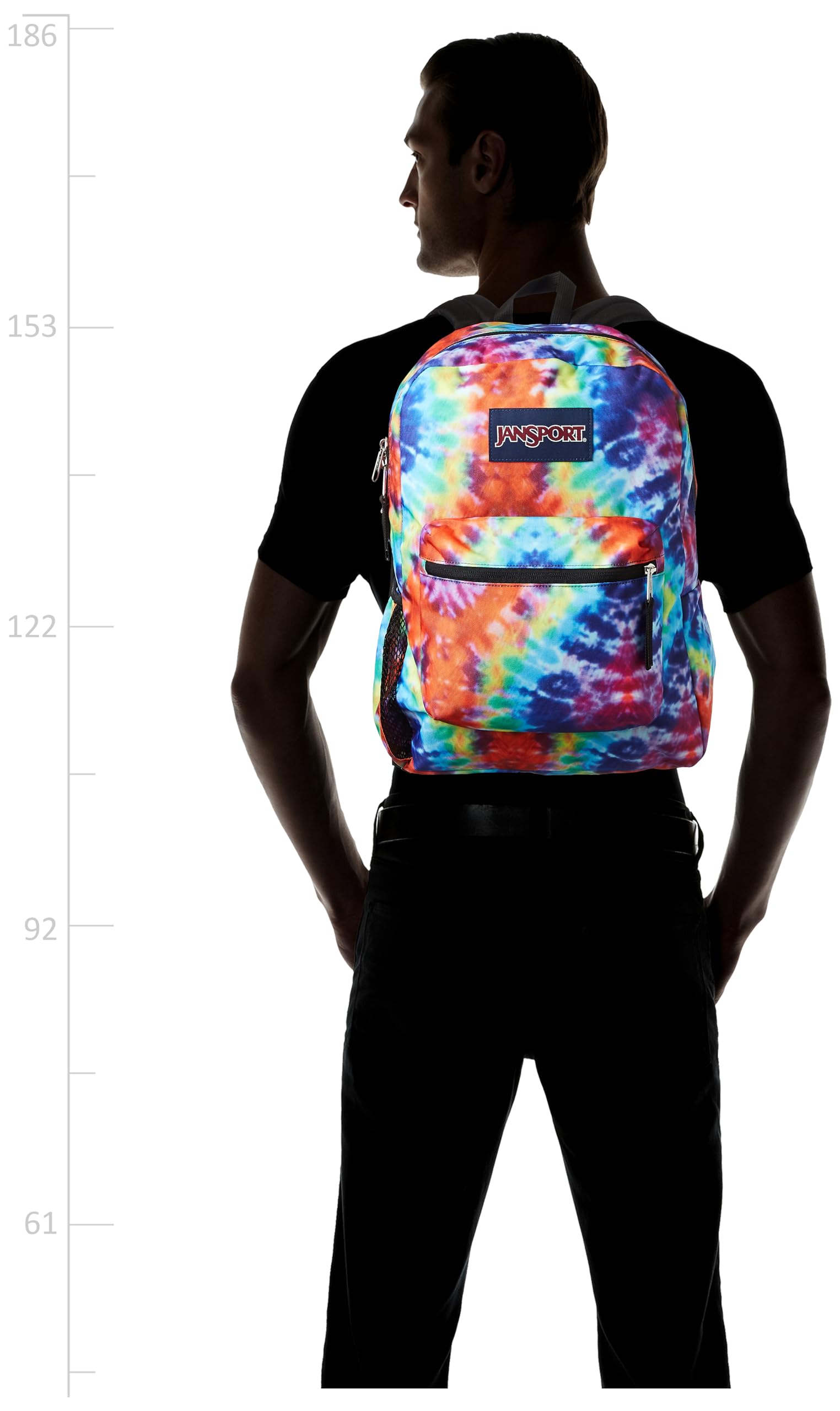 JanSport JS0A47LW9TC Cross Town Red/Multi Hippie Days