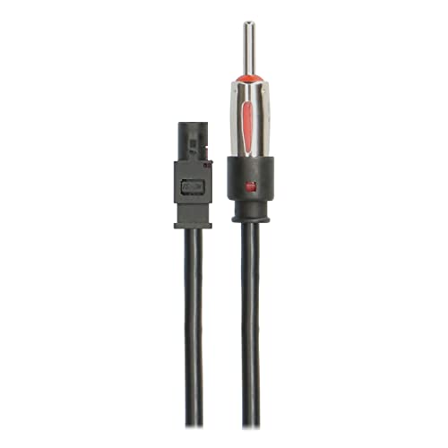 Metra Electronics - BMW 3-Series 99-06 w/ 1-Switch Panel (95-9311B) Metra Radio Install kits & 40-EU10 Antenna to Radio Adapter Cable for Select 2002-Up BMW/Volkswagen Vehicles,Black