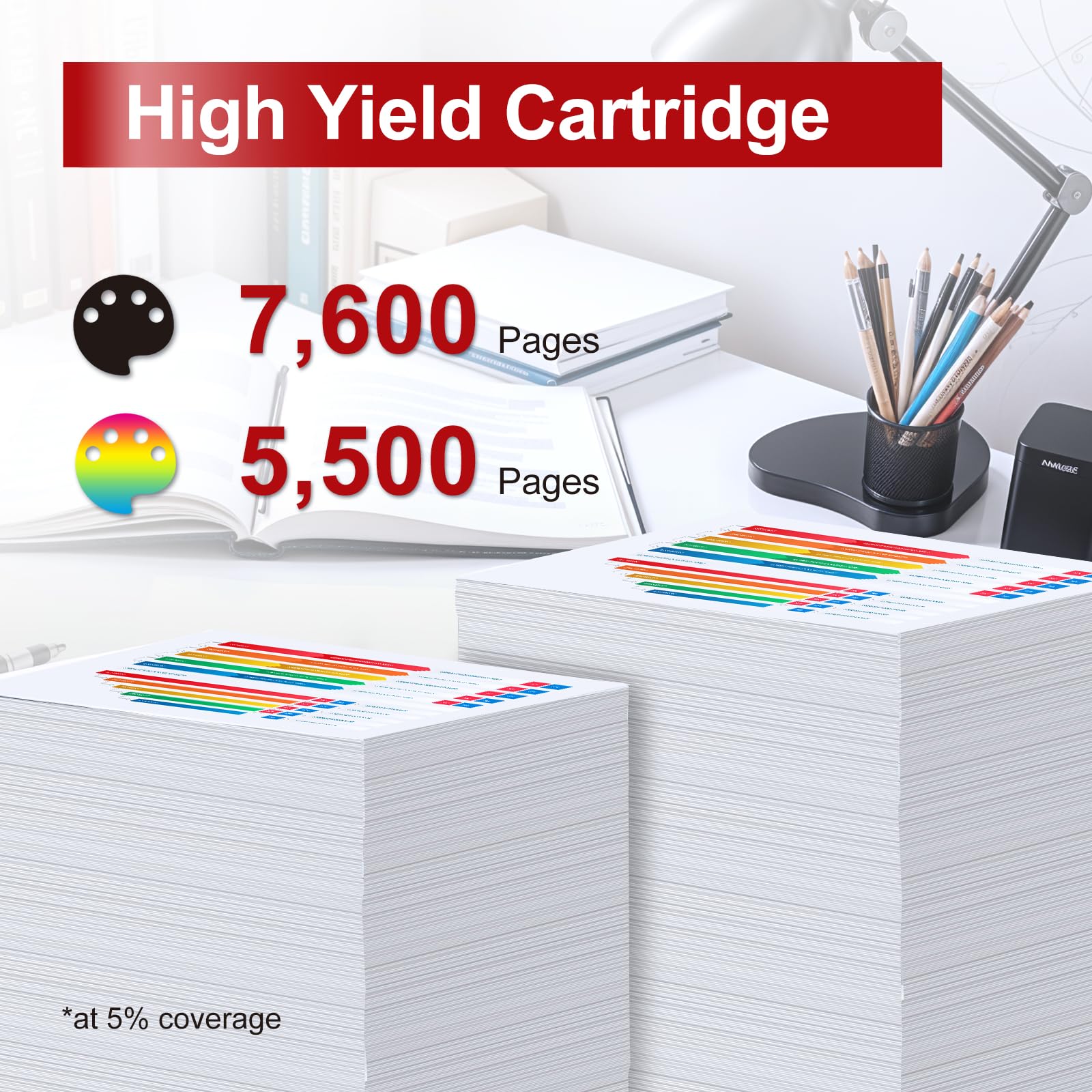 InkNI Compatible Toner Cartridge Replacement for TN660 TN-660 TN630 TN-630 High Yield to use with HL-L2300D HL-L2380DW DCP-L2540DW MFC-L2700DW MFC-L2740DW Printer Toner (Black, 4-Pack)