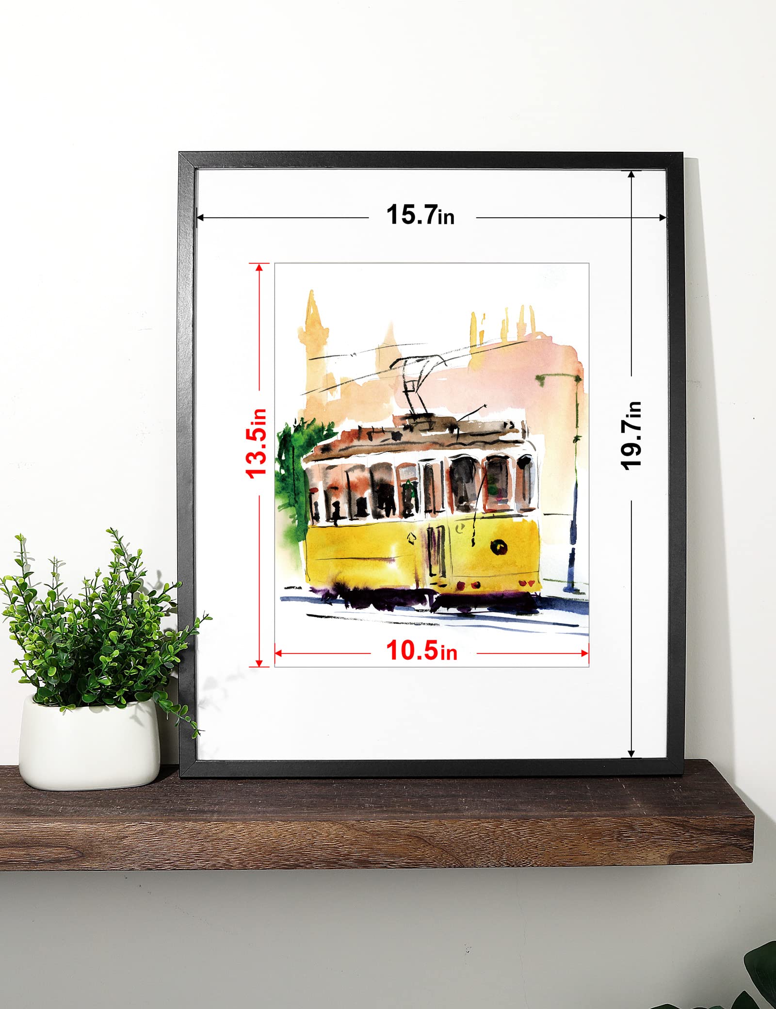 Annecy 16x20 Picture Frames (4 Pack, Black), Composite Wood Photo Frame, For Pictures 11x14 with Mat or 16x20 Without Mat for Wall Mounting, Rustic Simple Home Office Decor