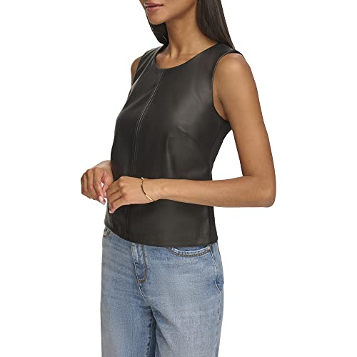 Karl Lagerfeld Paris Women's Sport Tank Blouse, Black