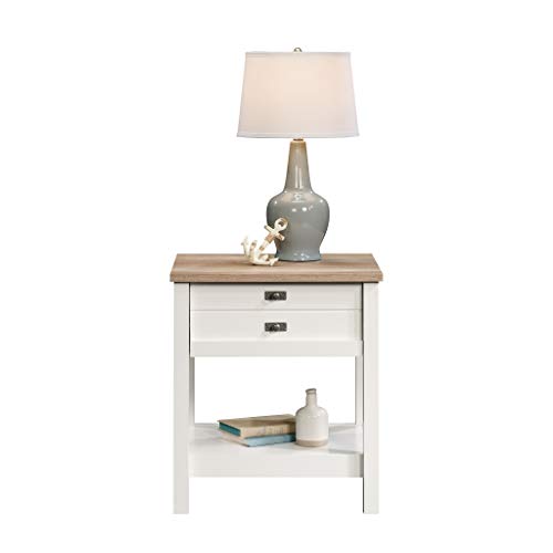 Sauder Cottage Road Night Stand, Soft White Finish
