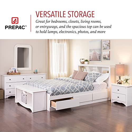 Sonoma 6 Drawer Double Dresser for Bedroom, White