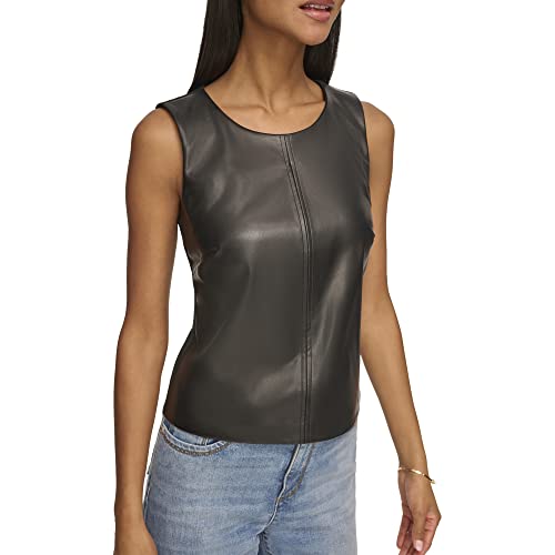 Karl Lagerfeld Paris Women's Sport Tank Blouse, Black