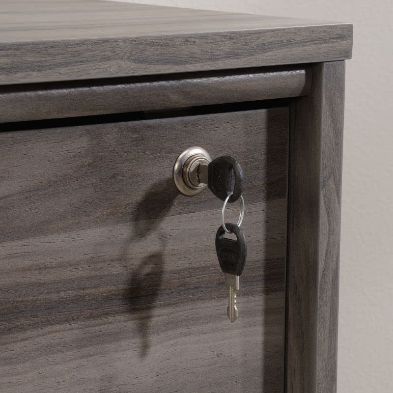 Sauder Clifford Place Lateral File Cabinet in Jet Acacia, Jet Acacia Finish