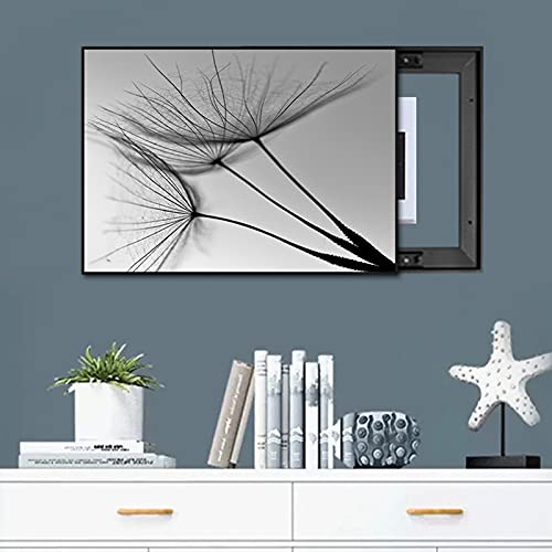 Electric Counter Cover Modern Decorative Electric Box Cover Removable Electric Meter Box Simple Cover Counters Decoration Hide Paintings, 50 X 40Cm,A