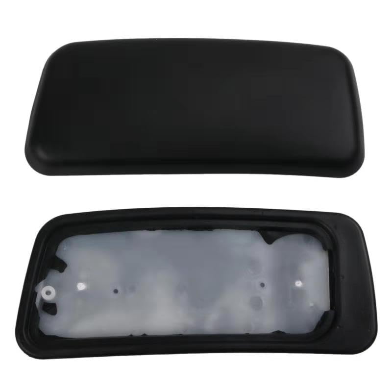 M-one New Arm Pads Caps Replacement for Haworth Zody Office Chair 1 Pair Black/Gray (Black)