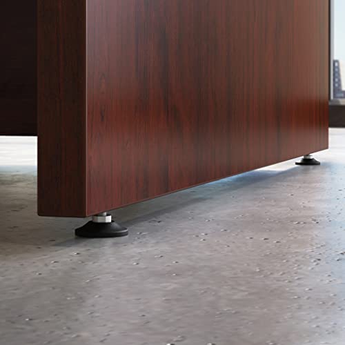 OfficeWorks by Sauder Affirm 72 X 30 Shel 2&3drwr Peds Ste, L: 71.10" x W: 29.53" x H: 29.29", Classic Cherry Finish