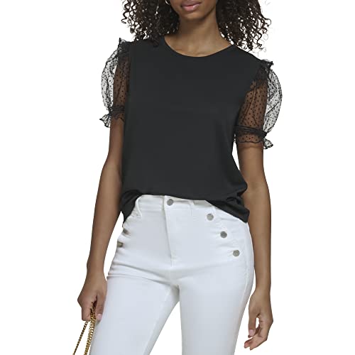 Karl Lagerfeld Paris Women's Knit, Black