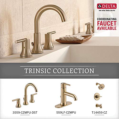 Delta Faucet 75925-CZ Trinsic Double Towel Bar, 24 Inch, Champagne Bronze
