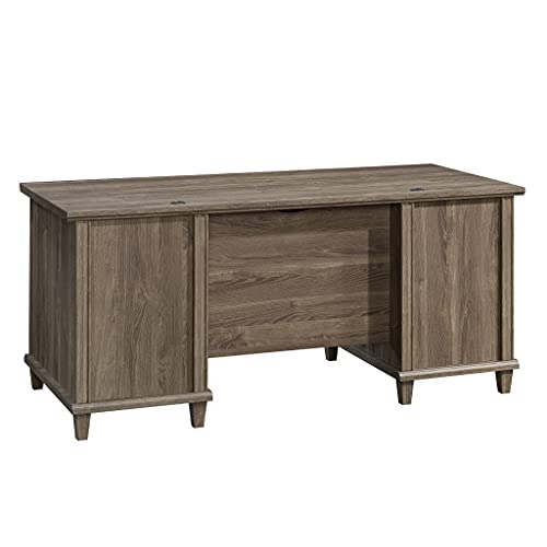 Sauder Hammond Desk, L: 67.56" x W: 29.21" x H: 30.0", Emery Oak Finish