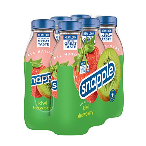 Snapple Kiwi Strawberry, 16 fl oz recycled plastic bottle, 6 pack